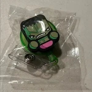 Accessories | Green Character Phone Accessory The Hulk Badge Holder ...